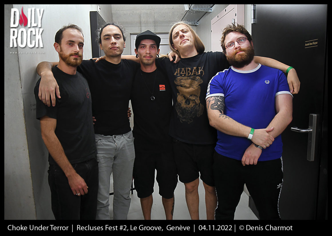CHOKE UNDER TERROR - Recluses Festival, Genève – 4 novembre 2022 ...