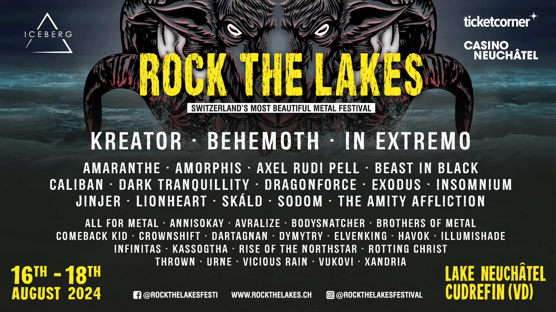 Rock The Lakes, on connaît les heures de passage - Daily Rock